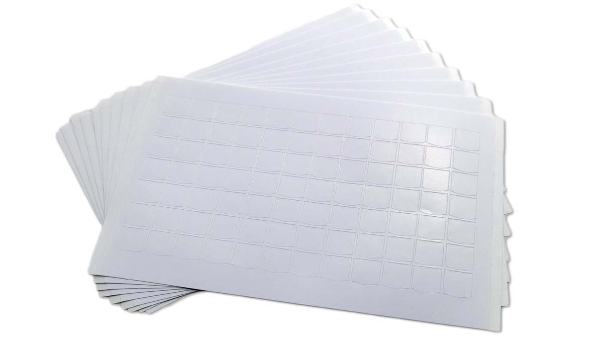 Single Keys Blank Legend Sheet Set of 10